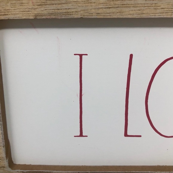 Rae Dunn | Holiday | Rae Dunn I Love You Valentines Wooden Sign | Poshmark